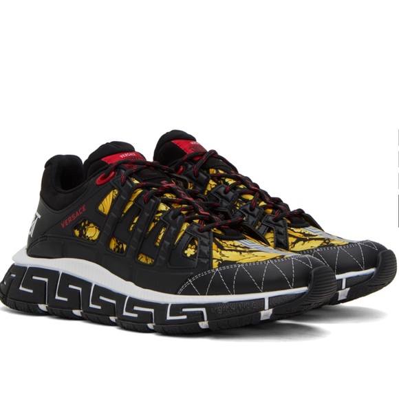 Versace | Shoes | Versace Trigreca Baroque Barocco Logo Monogram Chunky ...